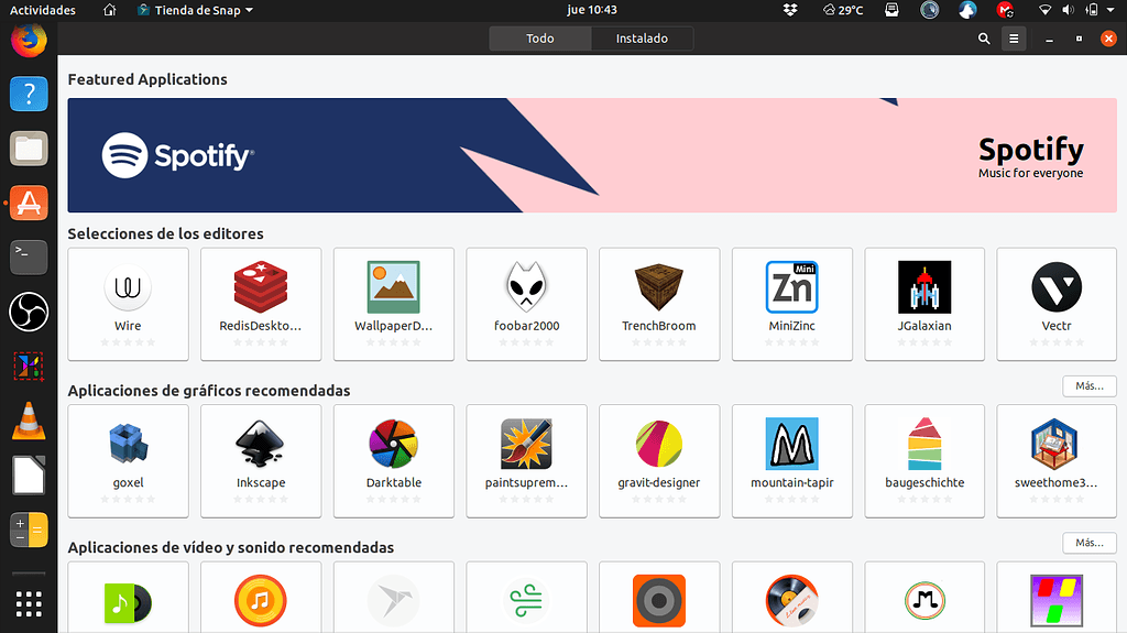 Snap-store.snap stable. It comes not by categories - snap - snapcraft.io