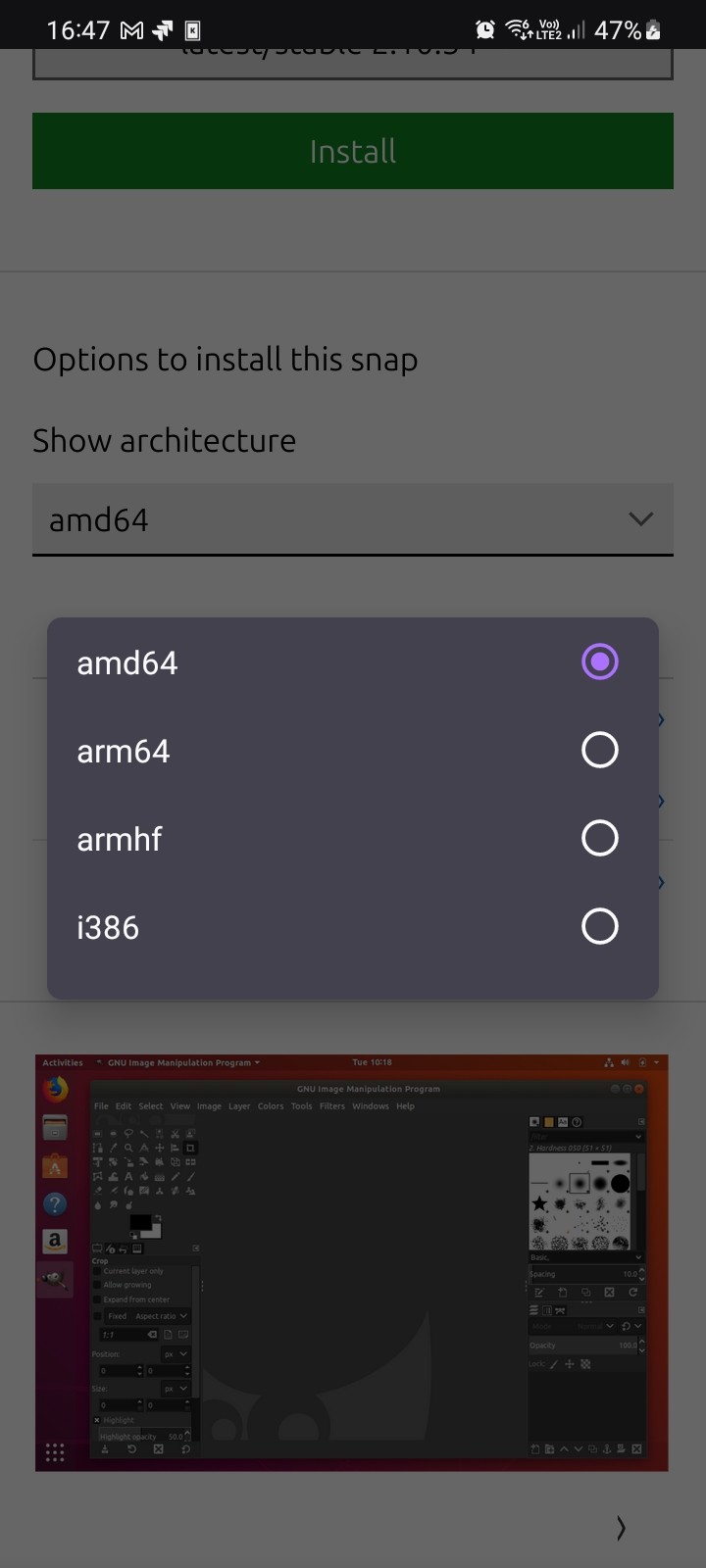 Gimp RISK-V support - snapcraft - snapcraft.io